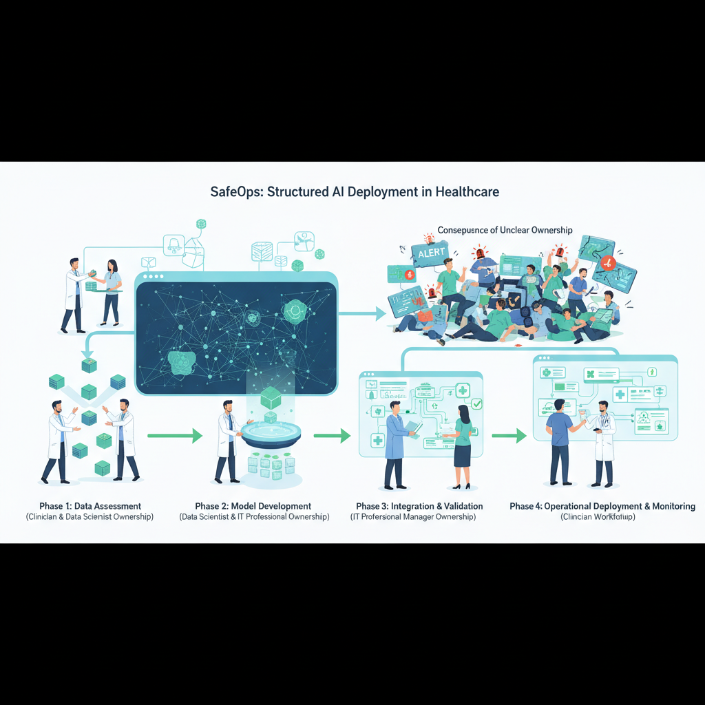 The 4 Phases of a SafeOps AI Pilot in Healthcare (and Who Owns Each Step)